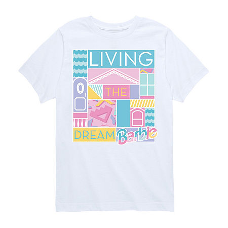 Click here for Little & Big Kid Girls Round Neck Short Sleeve Reg... prices