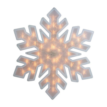 Click here for Northlight 20in Prelit Snowflake Christmas Window... prices
