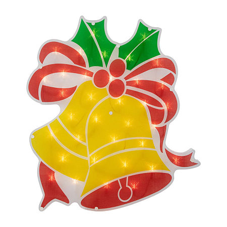 Click here for Northlight 19in Prelit Bells Christmas Window Deco... prices