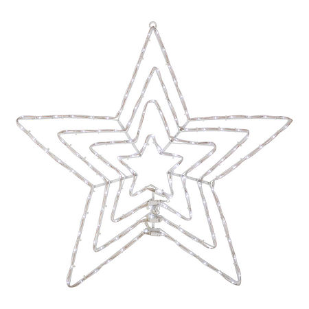 Click here for Northlight 24in Led Layered Stars Christmas Window... prices