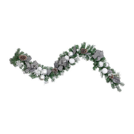 Click here for Northlight Frosted Pine Christmas Indoor Garland... prices