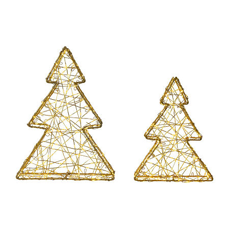 Click here for Northlight Led Gold Tree 2-pc. Christmas Tabletop... prices