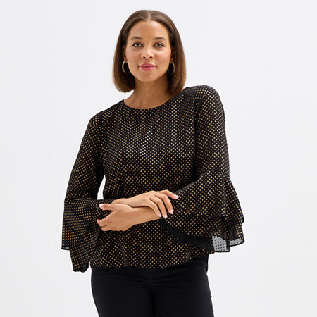 Click here for Black Label by Evan-Picone Womens 3/4 Sleeve Blous... prices