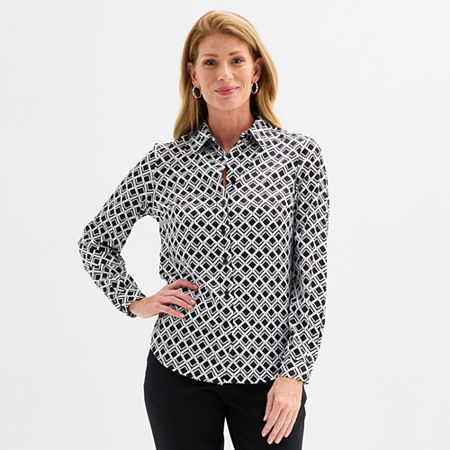 Click here for Black Label by Evan-Picone Womens Long Sleeve Sati... prices