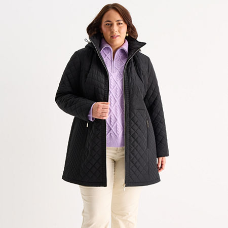 Click here for Gallery Womens Hooded Midweight Plus Quilted Jacke... prices