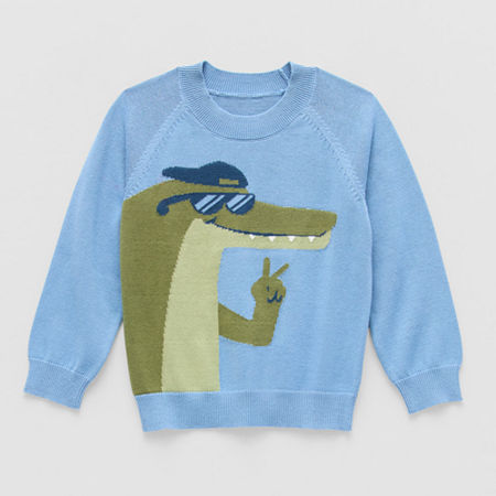 Click here for Okie Dokie Toddler & Little Boys Crew Neck Long Sl... prices