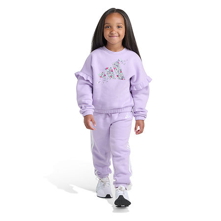 Click here for adidas Little Girls 2-pc. Pant Set  5  Purple prices