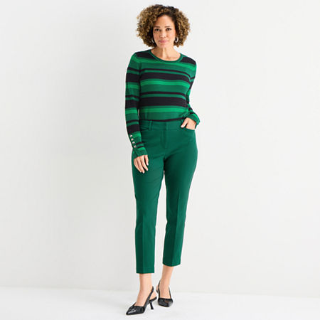 Click here for Liz Claiborne Emma Ponte Womens Ankle Mid Rise Ank... prices