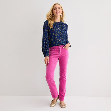 Click here for St. Johns Bay Womens Mid Rise Straight Corduroy Pa... prices