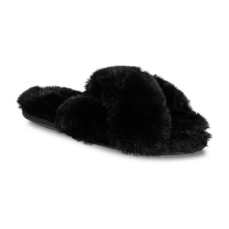 Click here for Jessica Simpson High Plush Cross Womens Slip-On Sl... prices