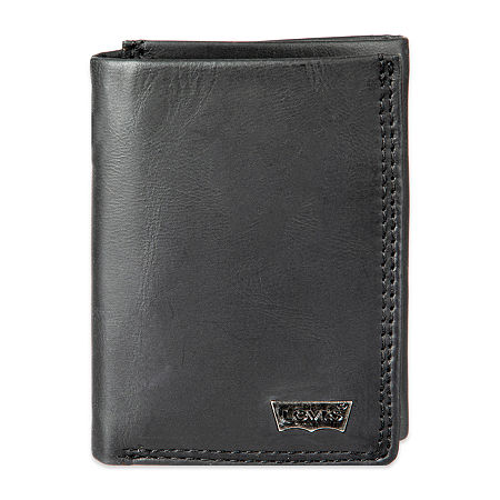 Mens Levis(R) Marconi Wide Magnetic Front Pocket Wallet - Black