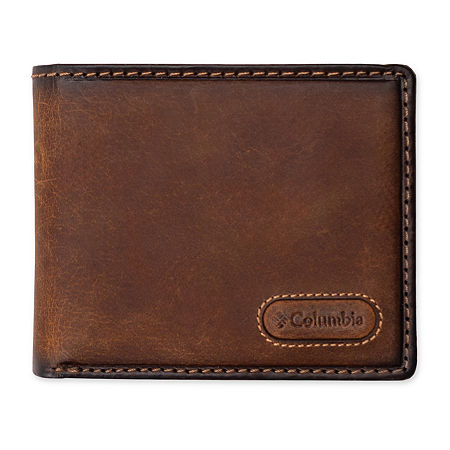 Mens Columbia Extra Capacity Bifold Wallet - Tan
