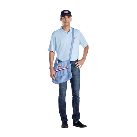 Click here for Mens Postman Costume  Medium  Blue prices