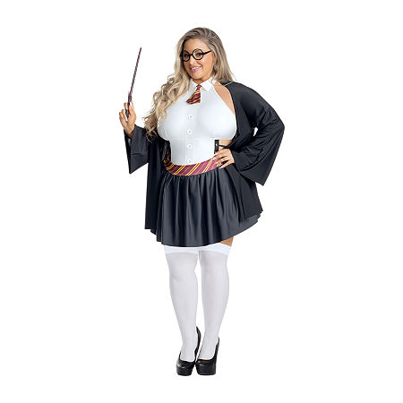 Click here for Womens Plus Spellcaster Costume  1x  Black prices