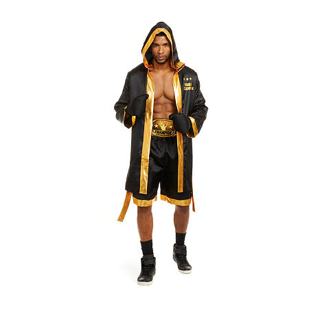 Click here for Mens World Champion Costume  Large  Black prices