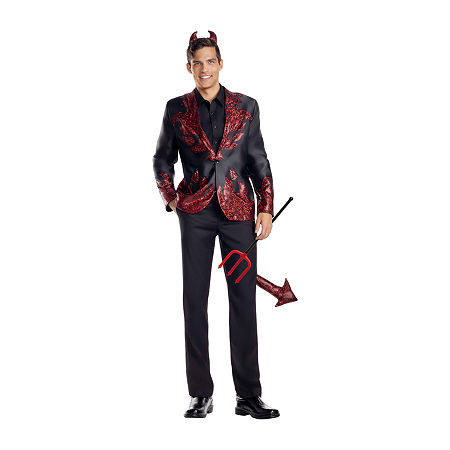 Click here for Mens Handsome Devil Costume  Medium  Black prices
