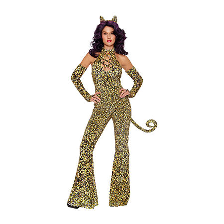 Click here for Womens Here Kitty Kitty Costume  Medium  Brown prices