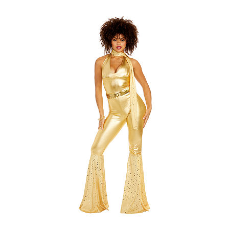 Click here for Womens Disco Fox Costume  Medium  Yellow prices