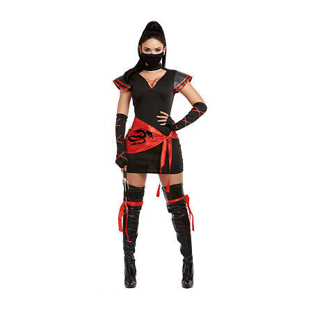 Click here for Womens Ninja Costume  Large  Black prices