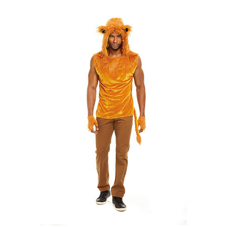 Click here for Mens King Of The Jungle Costume  Medium  Orange prices