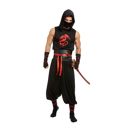 Click here for Mens Ninja Costume  Xx-large  Black prices