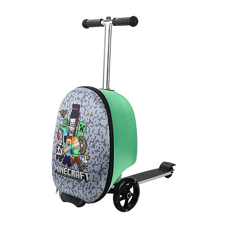 Click here for Bioworld Minecraft 2-in-1 18 Hardside Scooter Lugg... prices