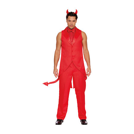 Click here for Mens Devil Dude Costume  Large  Red prices