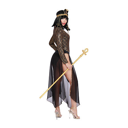 Click here for Womens Queen Cleo Costume  X-large  Black prices