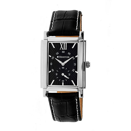 Click here for Heritor Frederick Mens Automatic Black Leather Str... prices