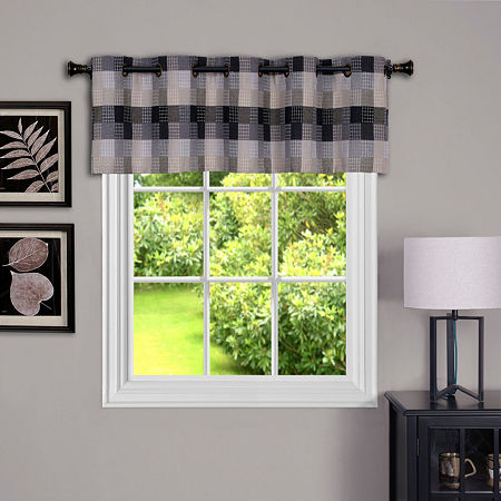 Click here for Achim Harvard Plaid Grommet Valance - 58x14 prices