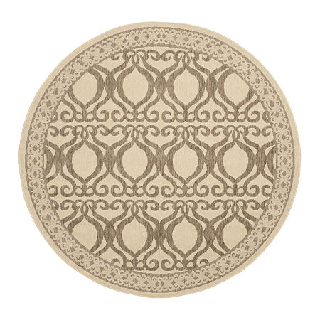 Click here for Safavieh Desi Geometric Indoor Outdoor Round Area... prices