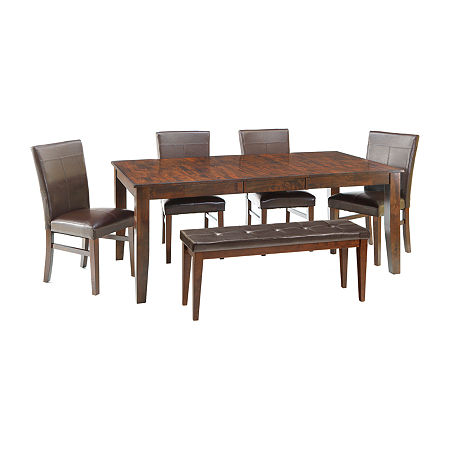 Click here for Landry 6-Piece Dining Set  One Size  Raisin prices