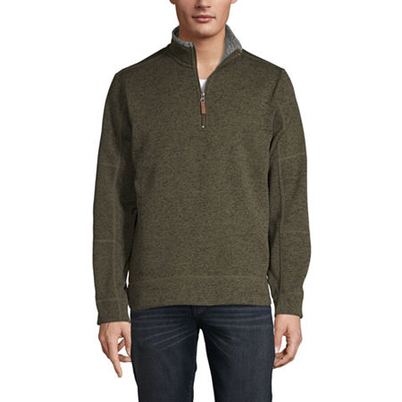 Click here for Victory Heather Fleece Pullover  Medium  Green prices