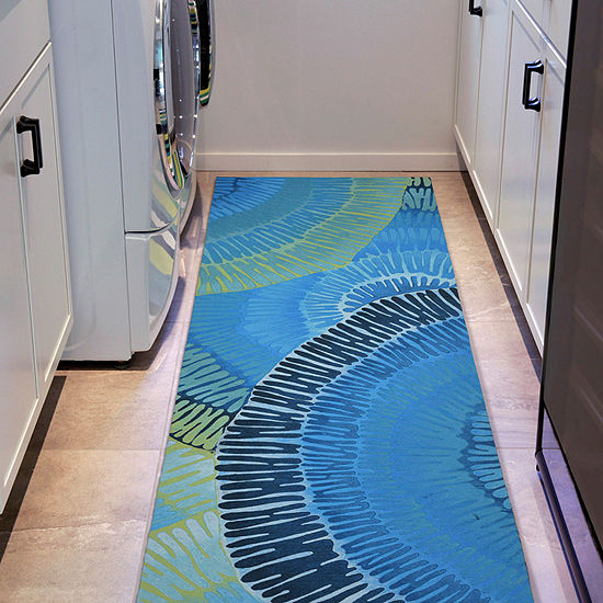 Liora Manne Visions IV Cirque Indoor/Outdoor Rug, Color: Blue - JCPenney Liora Manne Visions IV Cirque Indoor/Outdoor Rug, Color: Blue - JCPenney