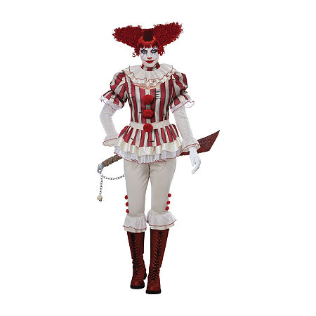 Click here for Womens Clown Costume  Large  Red prices