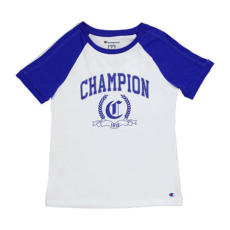 Click here for Champion Big Kid Girls Crew Neck Short Sleeve Regu... prices