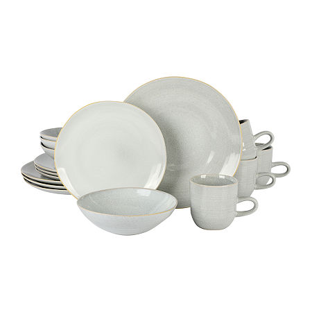 Click here for Gibson 16-pc. Stoneware Dinnerware Set  One Size... prices