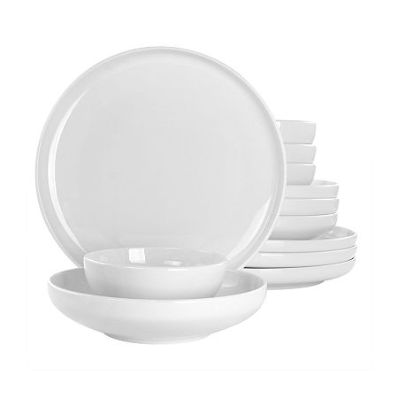 Click here for Gibson 12-pc. Ceramic Dinnerware Set  One Size  Wh... prices