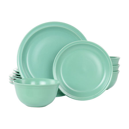Click here for Gibson 12-pc. Stoneware Dinnerware Set  One Size... prices