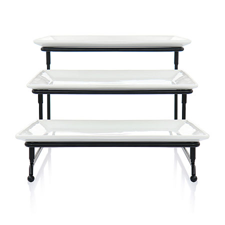 Click here for Elama 3 Tier Serveware Set Porcelain Tiered Server... prices