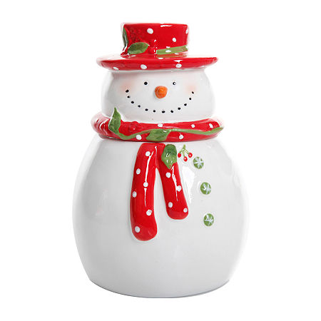 Click here for Gibson Jolly Plenitude 7.5in Snowman Cookie Jar  O... prices