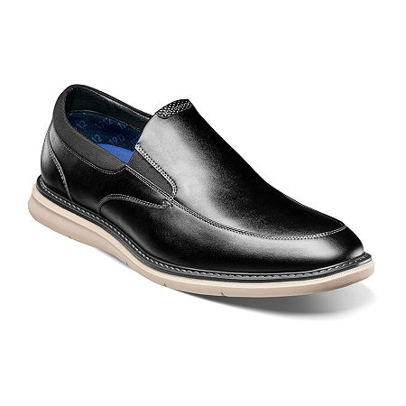 Nunn Bush Mens Chase Moc Toe Slip On - Black Multi