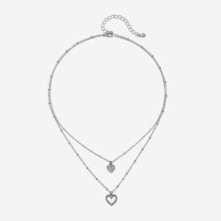 Click here for Bijoux Bar Delicates Silver Tone Womens Glass 16 I... prices