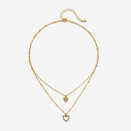 Click here for Bijoux Bar Delicates Gold Tone Womens Glass 16 Inc... prices