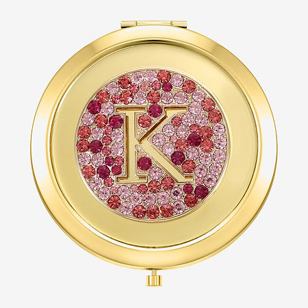 Click here for Monet Jewelry Initial Gold Tone Round Compact Mirr... prices