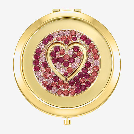 Click here for Monet Jewelry Initial Gold Tone Heart Compact Mirr... prices