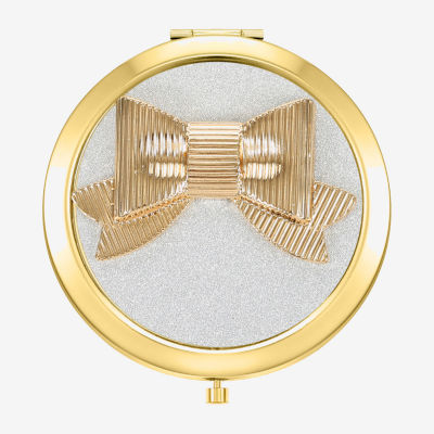 Monet Jewelry Gold Tone Bow Compact Mirror, Color: Goldtone - JCPenney