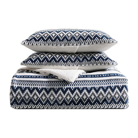 Click here for Eddie Bauer Shelton Fair Isle 3pc. Reversible Comf... prices