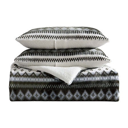 Click here for Eddie Bauer Shelton Fair Isle 3pc. Reversible Comf... prices