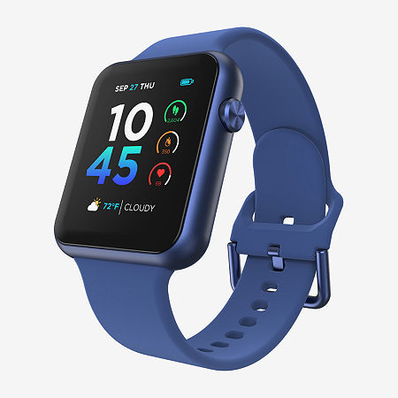 iTouch Air 4 Unisex Silicone Strap Smartwatch 41mm - Blue
